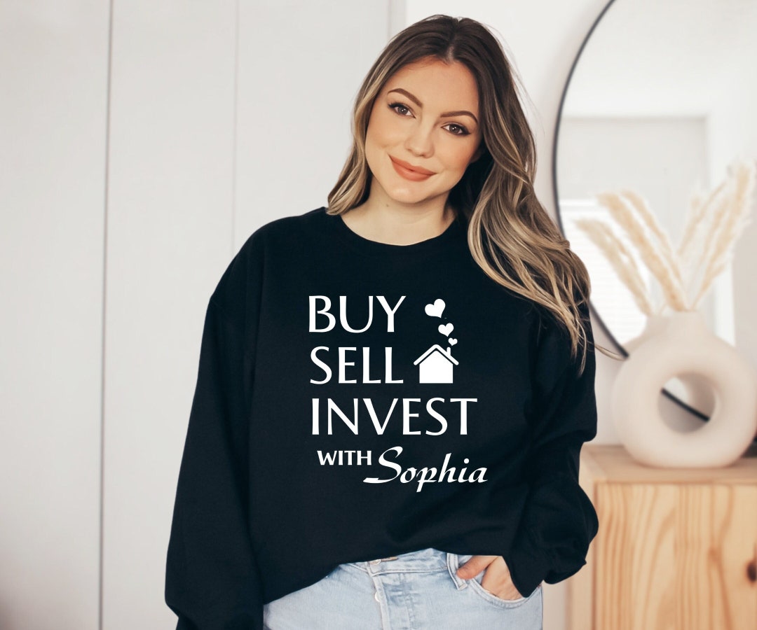 Custom Real Estate Agent Sweatshirt, Personalized Realtor Hoodie ...