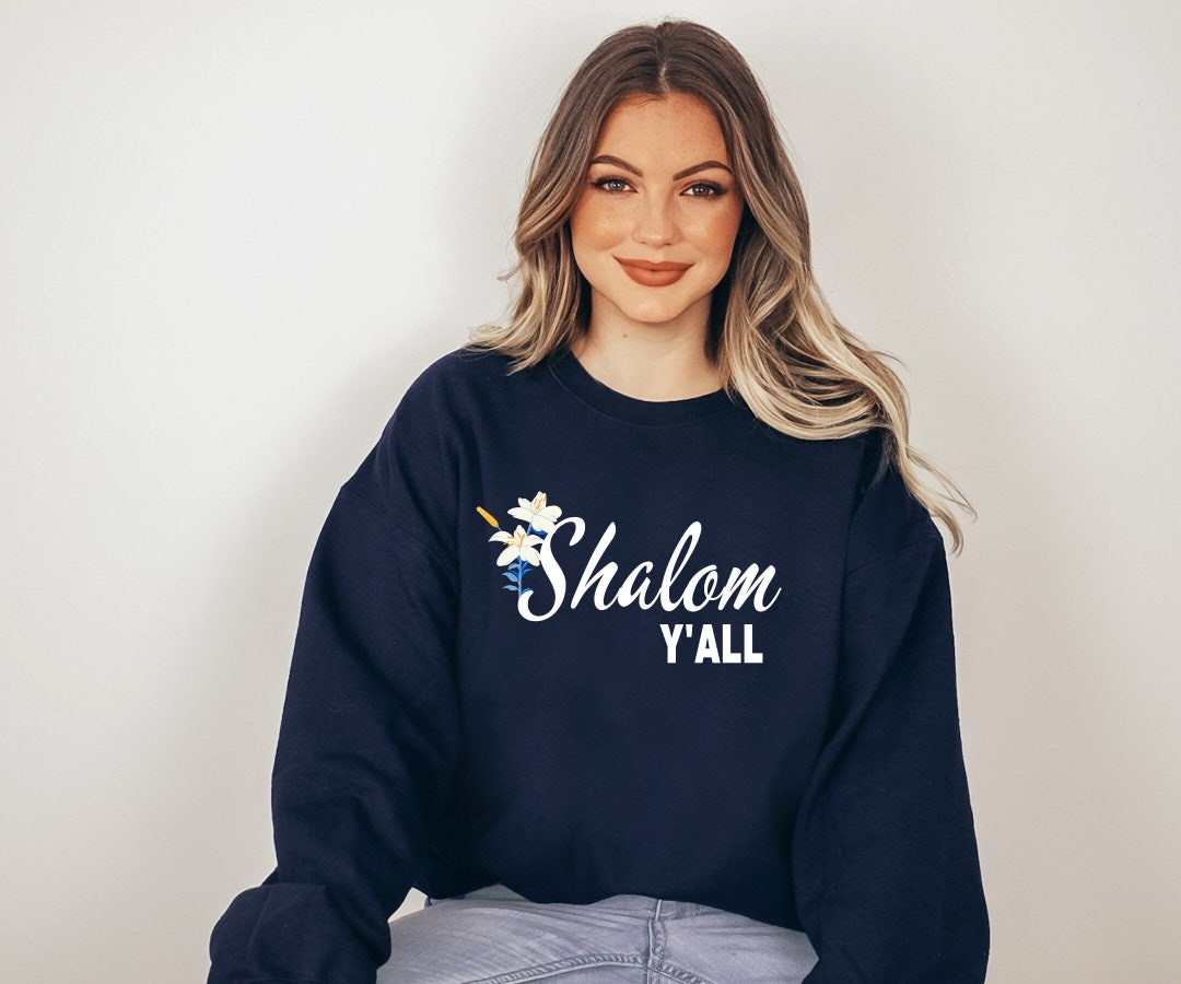 Shalom Sweatshirt, Hanukkah Hoodie, Shalom Y'all Sweatshirt, Hanukkah ...