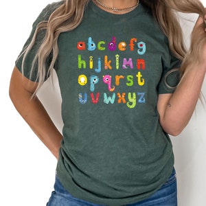 Alphabet Shirt, ABC Shirt, Animals Alphabet T-shirt, Kindergarten ...