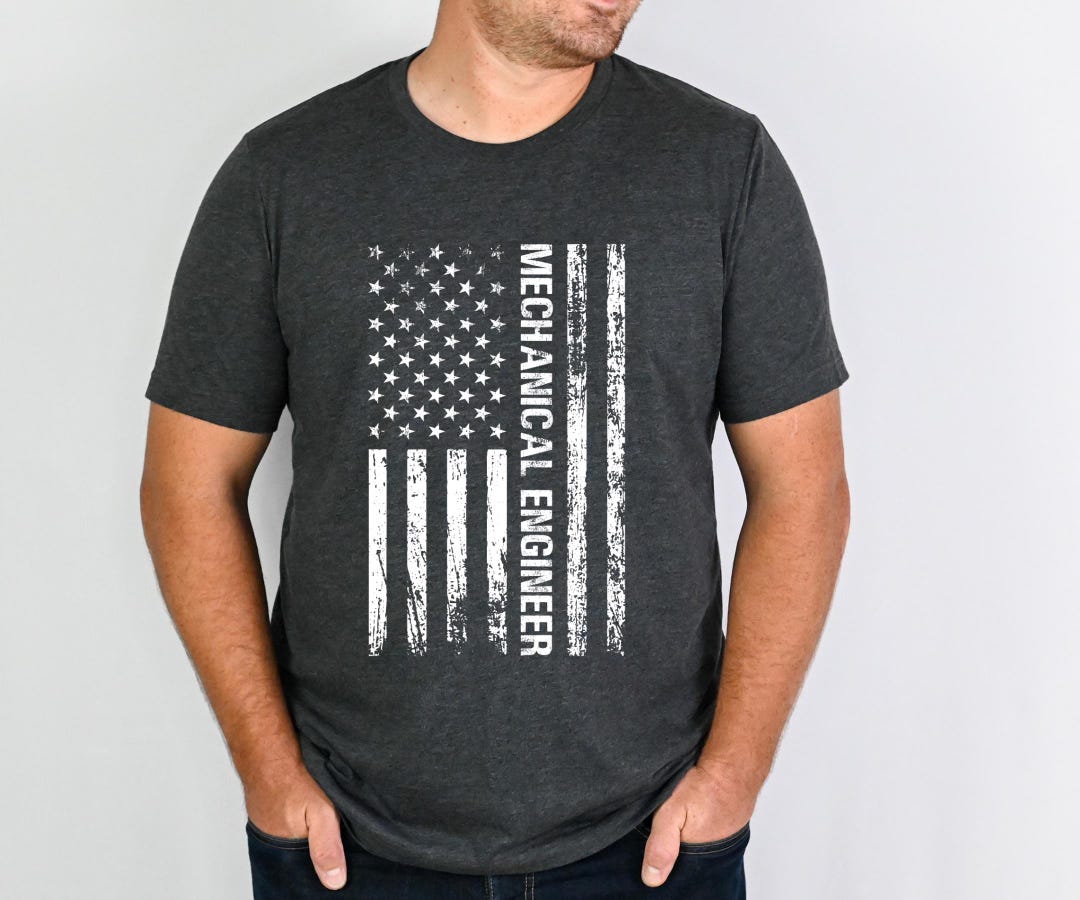 Mechanical Engineer Flag Shirt Mechanical Engineer Gift, Mechanical ...