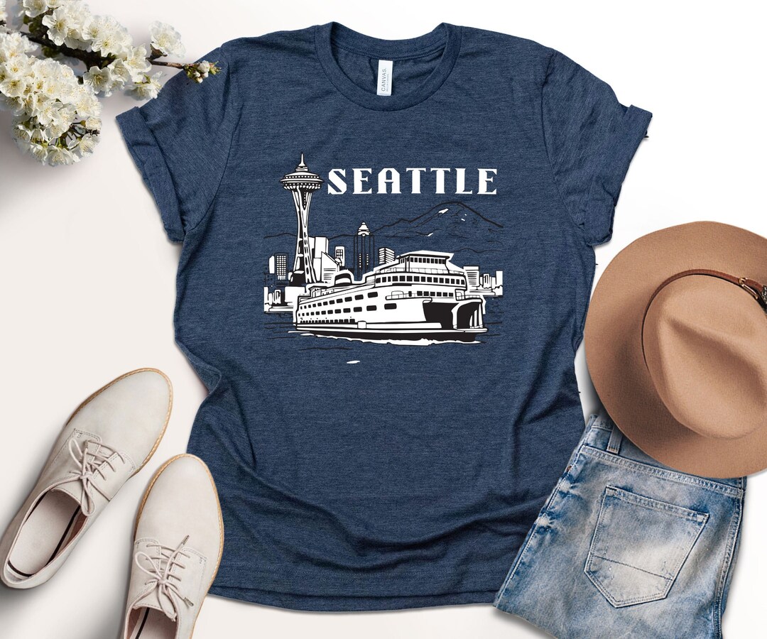 Seattle Shirt, Seattle Souvenir Shirt, Washington Shirt, World City ...