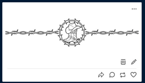 Western Themed Paper Borders