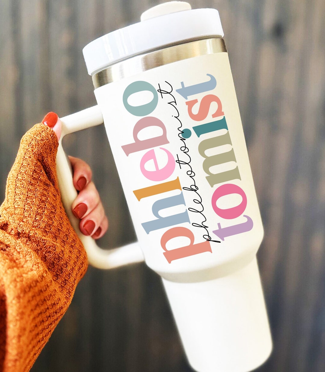 Personalized Phlebotomist 40oz Tumbler, Blood Draw Gifts, Venipuncture ...