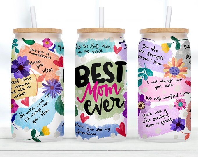 Pray Wait Trust Glass Can, Christian Cup for Women, Religious Gift for ...