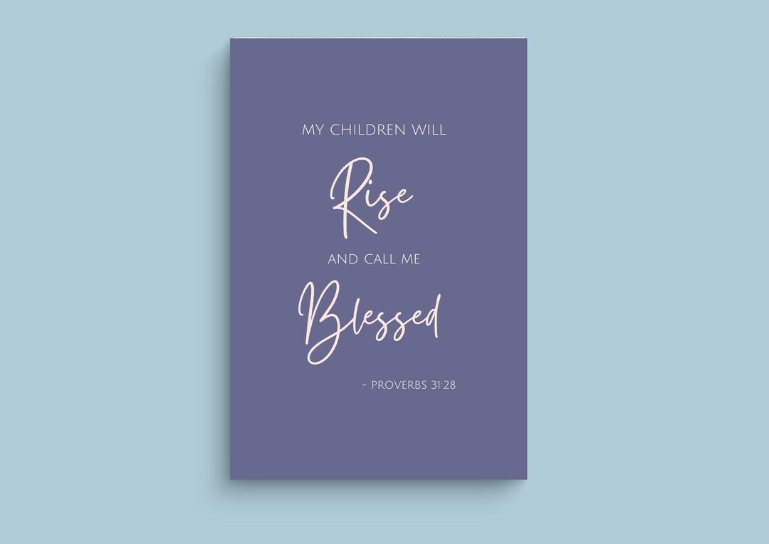 Bible Verse Wall Art - Christian Wall Art - Proverbs 31 Verse Wall ...