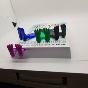 Monster Feet Bookmark - Etsy