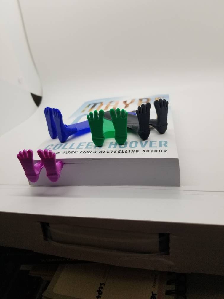 Monster Feet Bookmark - Etsy