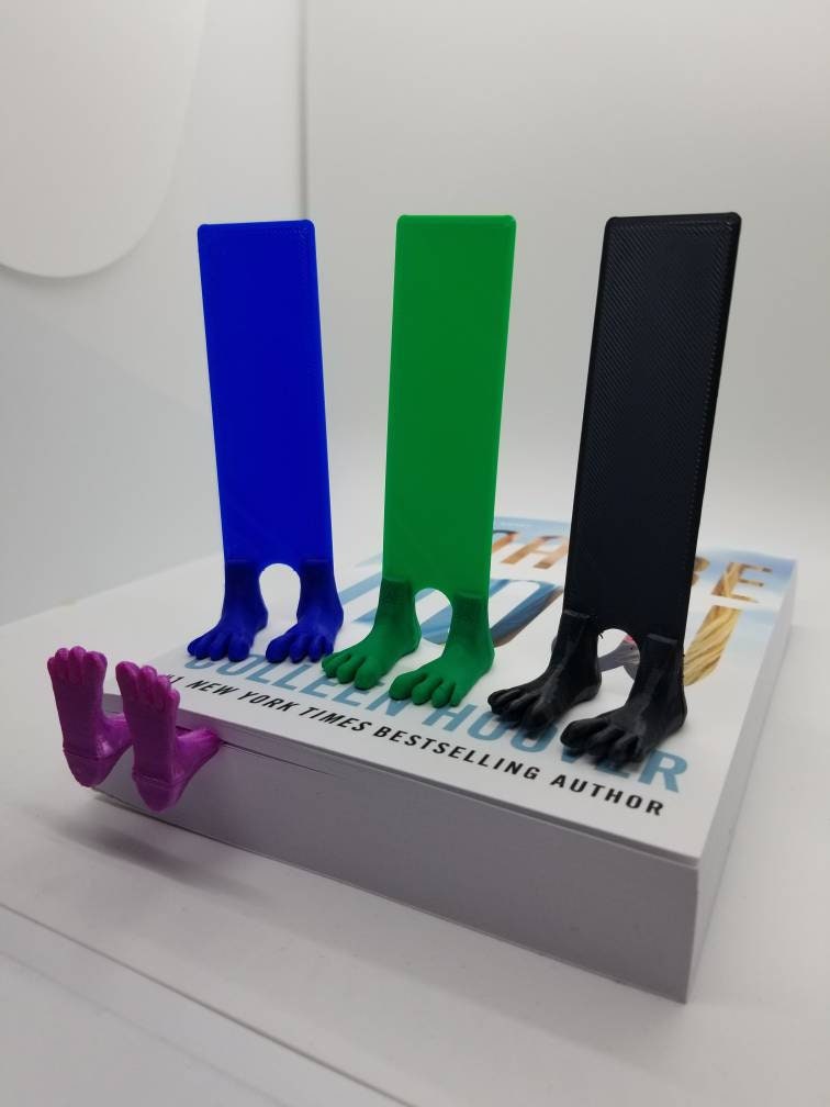 Monster Feet Bookmark - Etsy