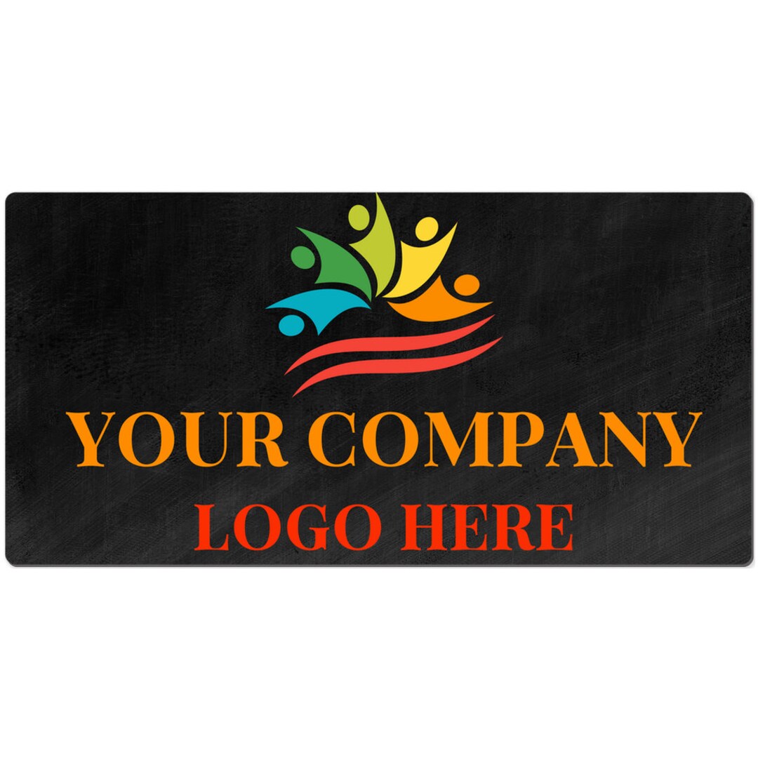 Custom Logo Desk Mat/extended Mousepad, 4 Sizes High Quality Digital ...