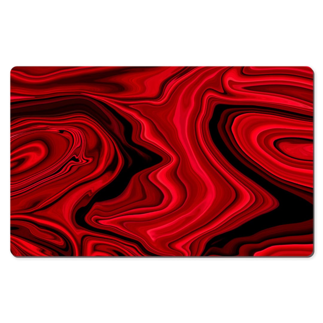 Red Black Marble Extra Large Desk Mat - Etsy
