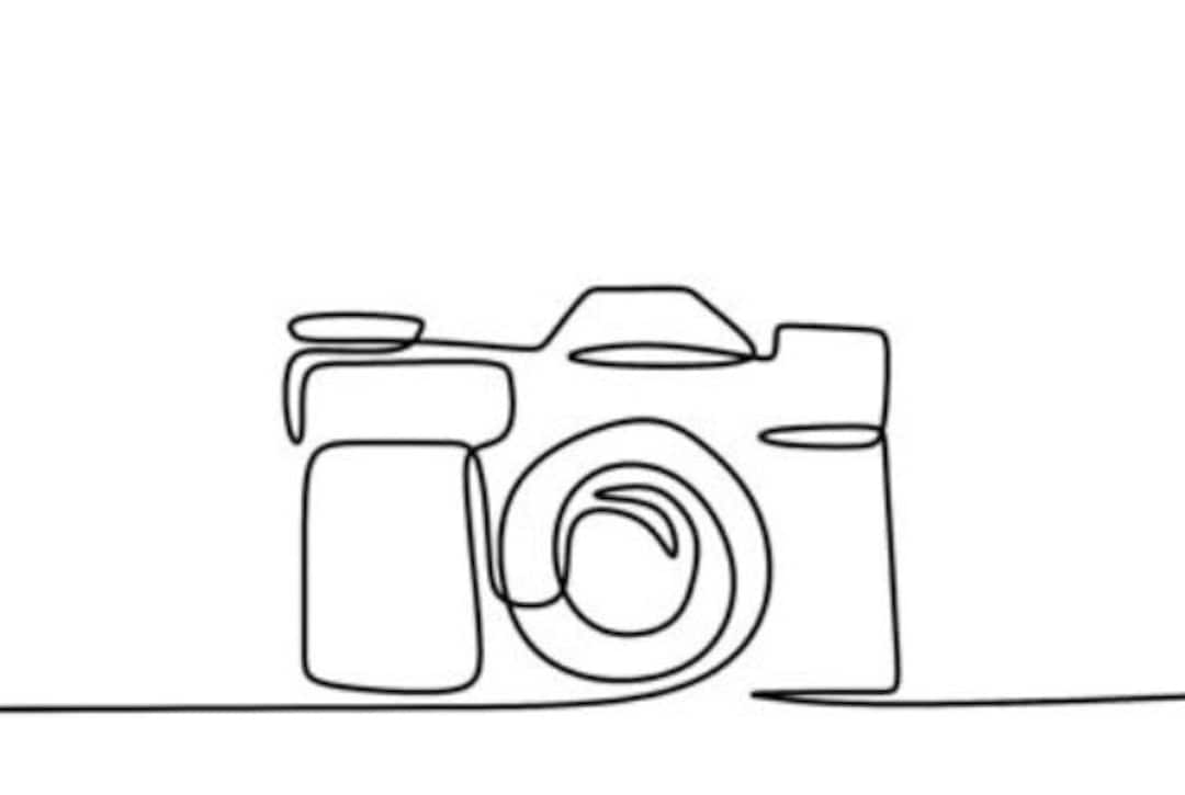 Digital Camera One Line Drawing. Illustration Gadget Technology. - Etsy