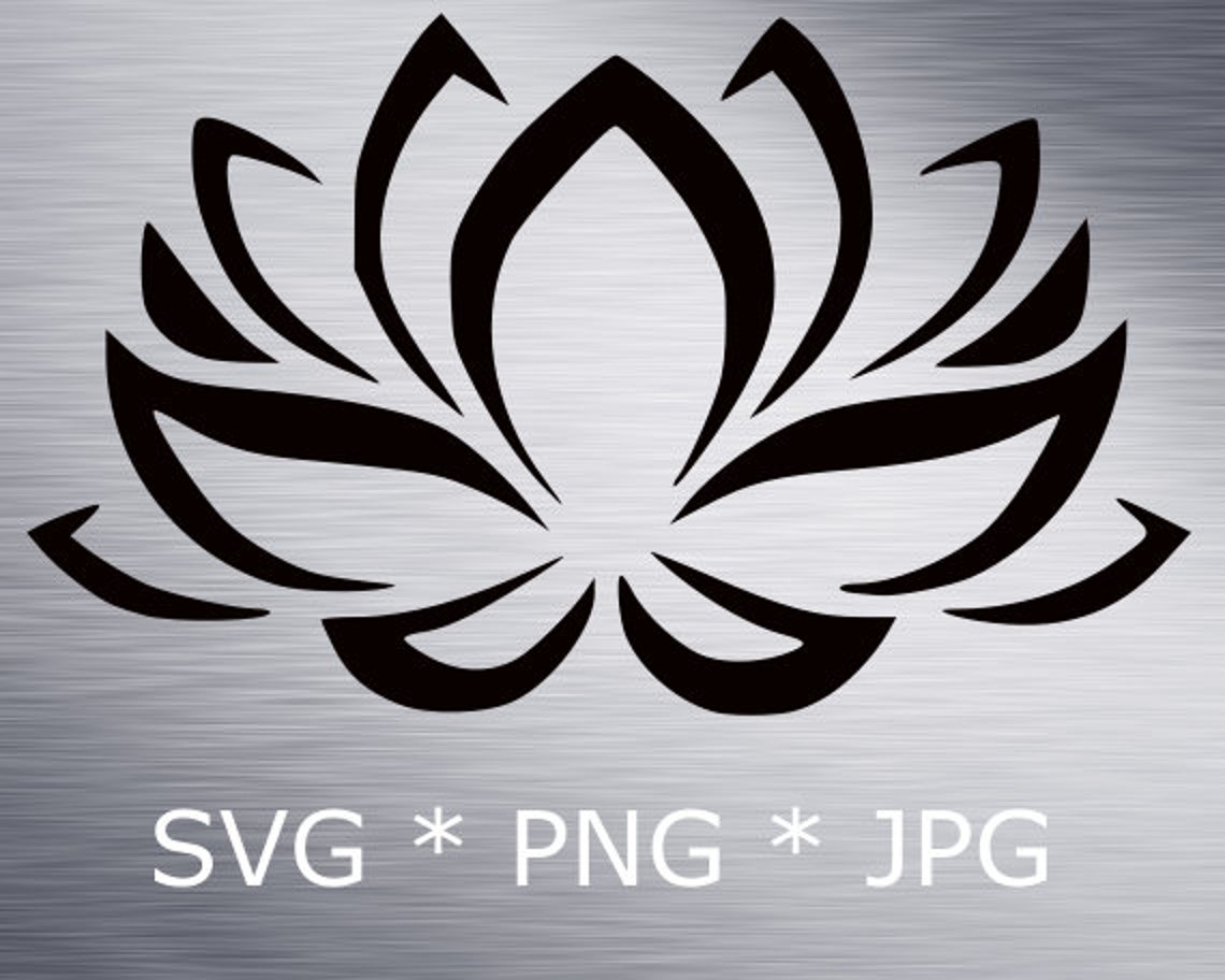 Lotus Flower SVG | Cricut | Digital Download - Etsy