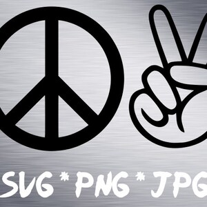 Peace Image SVG | Peace Hand Sign SVG | Direct Download | Cricut ...