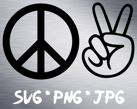Peace Image SVG | Peace Hand Sign SVG | Direct Download | Cricut ...