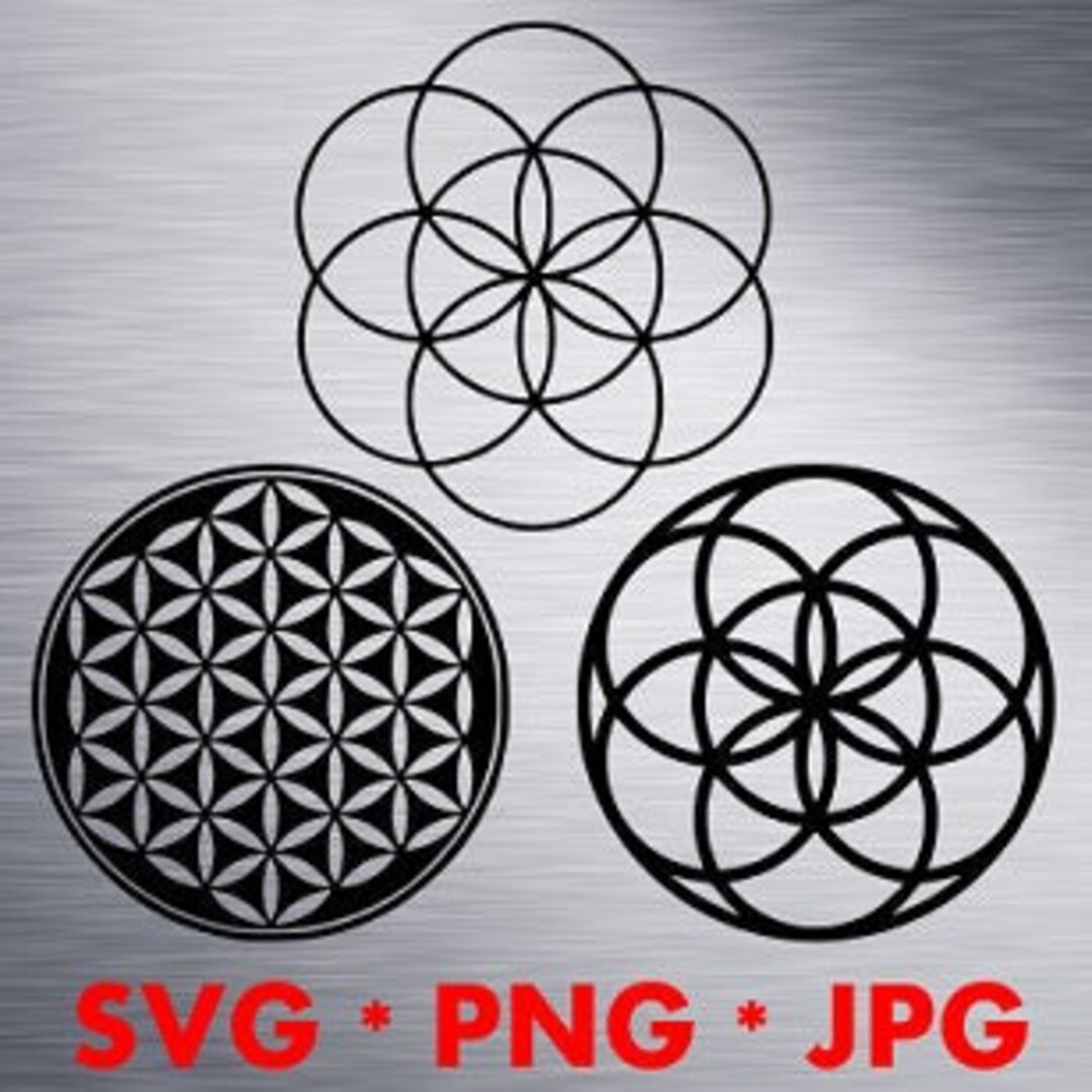 Seed of Life SVG | Flower of Life SVG | Sacred Geometry | Digital ...
