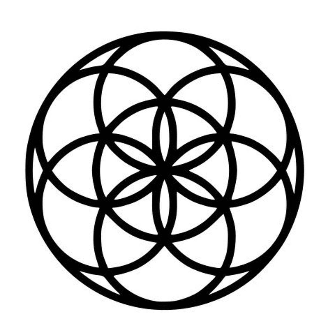Seed of Life SVG | Flower of Life SVG | Sacred Geometry | Digital ...