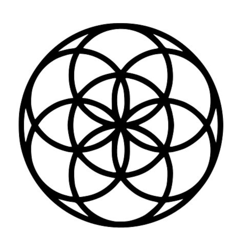 Seed of Life SVG | Flower of Life SVG | Sacred Geometry | Digital ...