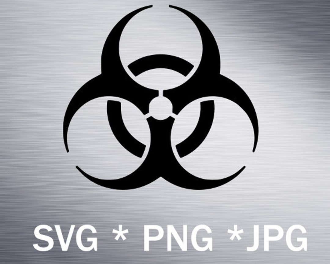 Biohazard Symbol SVG | Digital Download | Clipart | Cricut | Laser ...