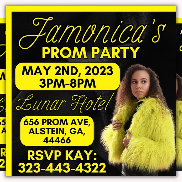 Red Club Event Promo Flyer Template, DJ Event Flyer, Night Club Social ...