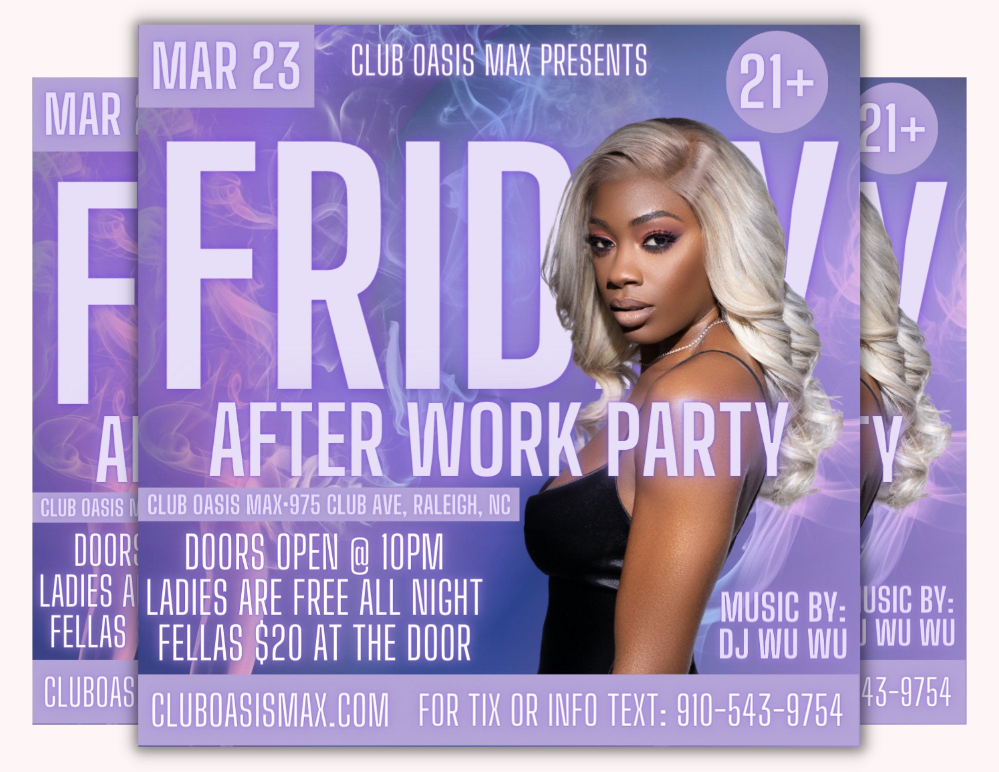 Blank Nightclub Flyers