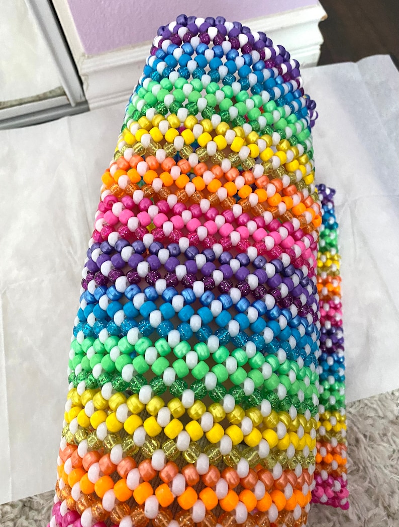 Beaded Kandi Shirt With a Corset Back (PERFECT FOR FESTIVALS) - Etsy