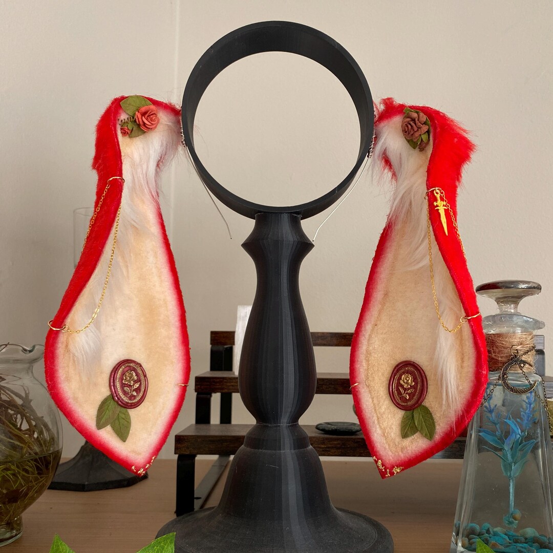 Love Letter Lop Bunny Faux Fur Ears | Cosplay Costume Ears - Etsy