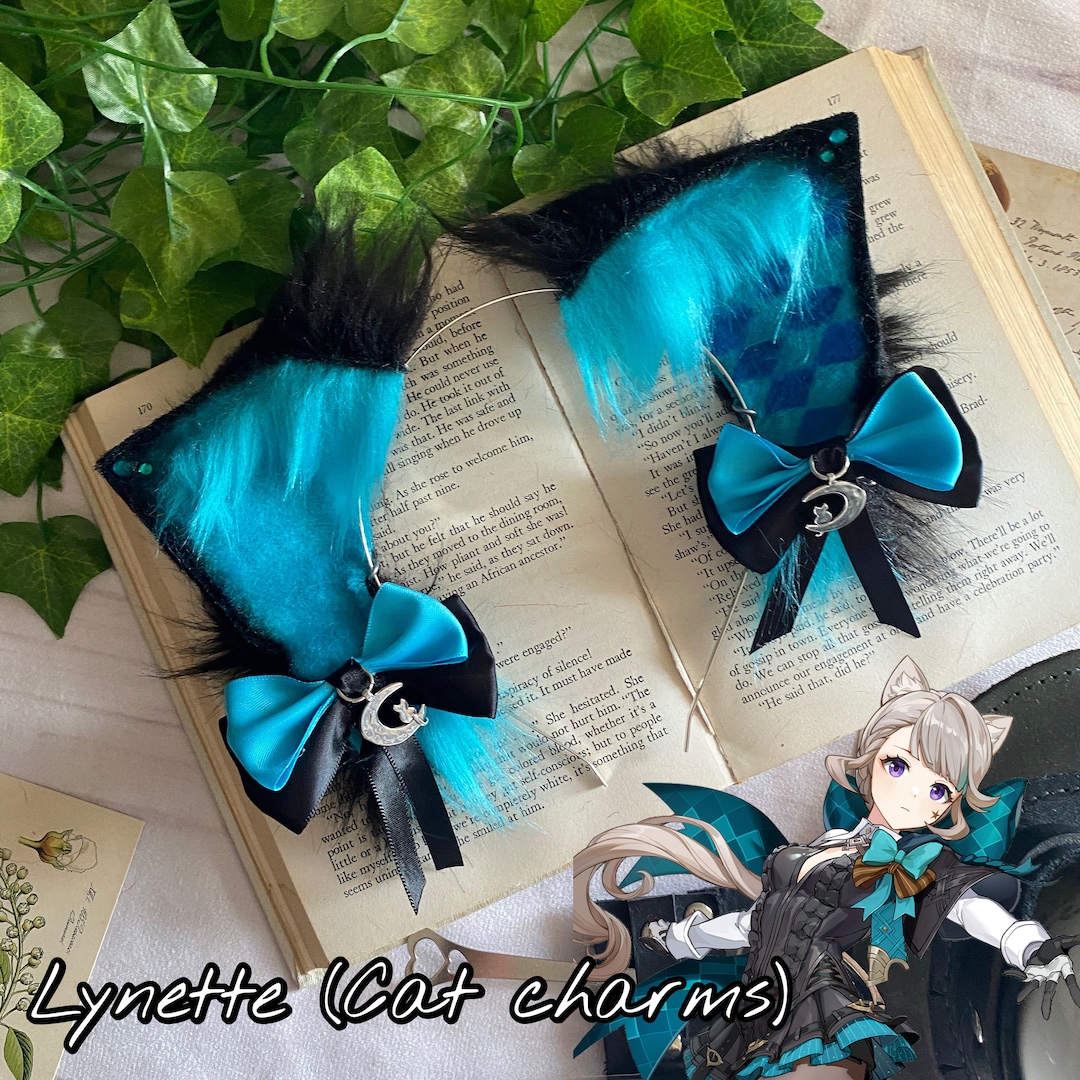 Lynette Cat Faux Fur Ears | Cosplay Costume Ears | Genshin Impact - Etsy