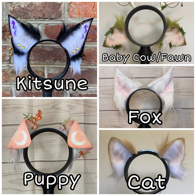 Make Your Own Animal Faux Fur Ears Headband DIY Kit - Etsy