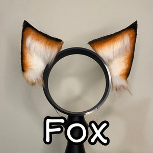 Fox Ears Digital Printable Pattern| DIY Faux Fur Costume Ears - Etsy
