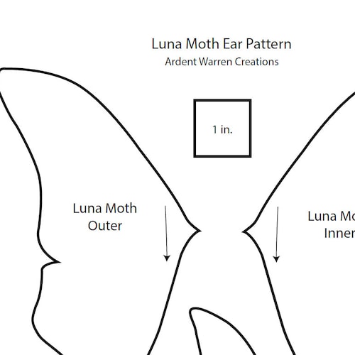 Puppy Ear Pattern for Making Faux Fur Costume Ears - Etsy