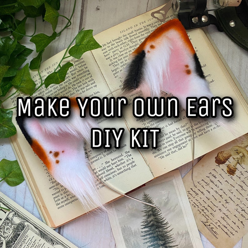 Make Your Own Animal Faux Fur Ears Headband | DIY Kit - Etsy