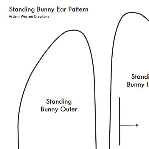 Puppy Ear Pattern for Making Faux Fur Costume Ears - Etsy