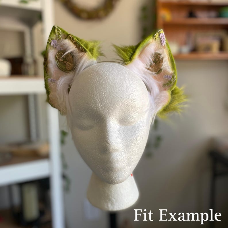 Large Foxkit Ear Pattern for Making Faux Fur Costume Ears | Printable ...