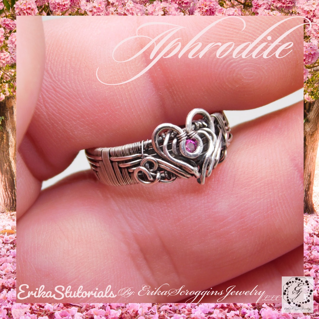 Wire Wrapping and Weaving Tutorial, the Aphrodite Ring - Etsy
