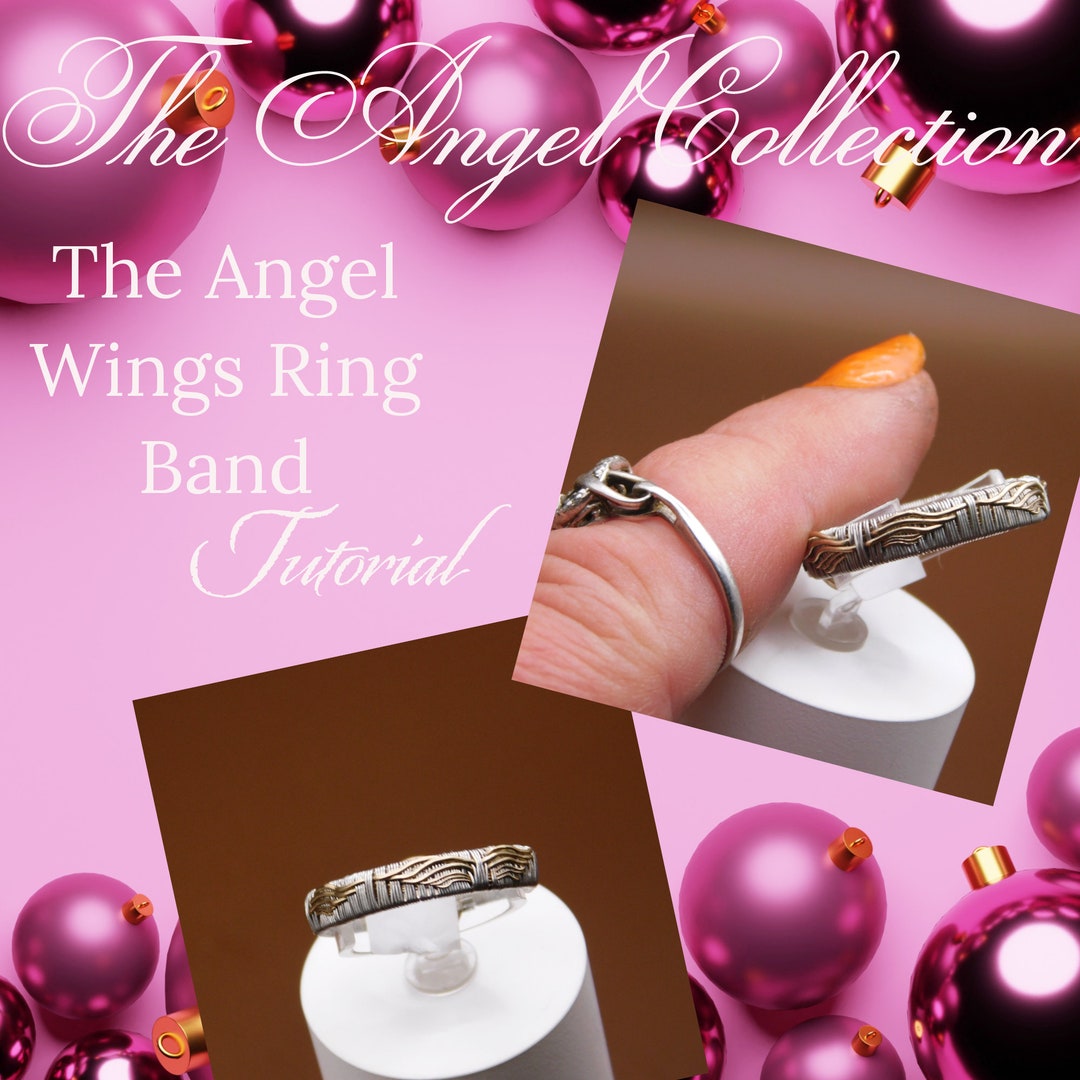 Wire Weaving Tutorial Angel Wing Pattern Ring Band Tutorial - Etsy