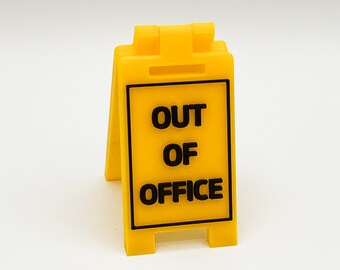 Out of Office Sign - Etsy