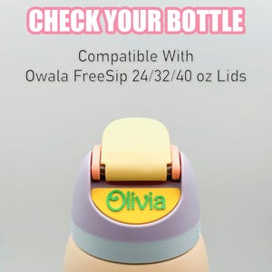 Personalized Owala Name Plate - Custom Owala Tumbler Tag - Owala ...