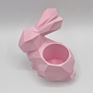 Rabbit Succulent Planter Pot - Low Poly Style - 4-8 Inches Size Options ...