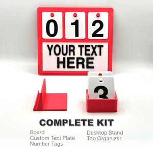 Custom Countdown Board - Personalized Year-round Holiday and Event ...