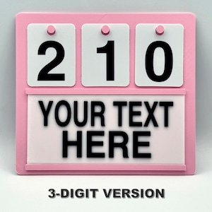 Custom Countdown Board - Personalized Year-round Holiday and Event ...