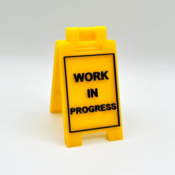 Work in Progress Signs - Etsy