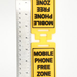 Mobile Phone Free Zone Mini Floor Sign Customized Colors - Etsy