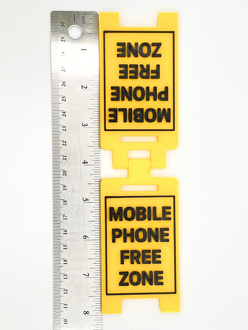 Mobile Phone Free Zone Mini Floor Sign Customized Colors - Etsy