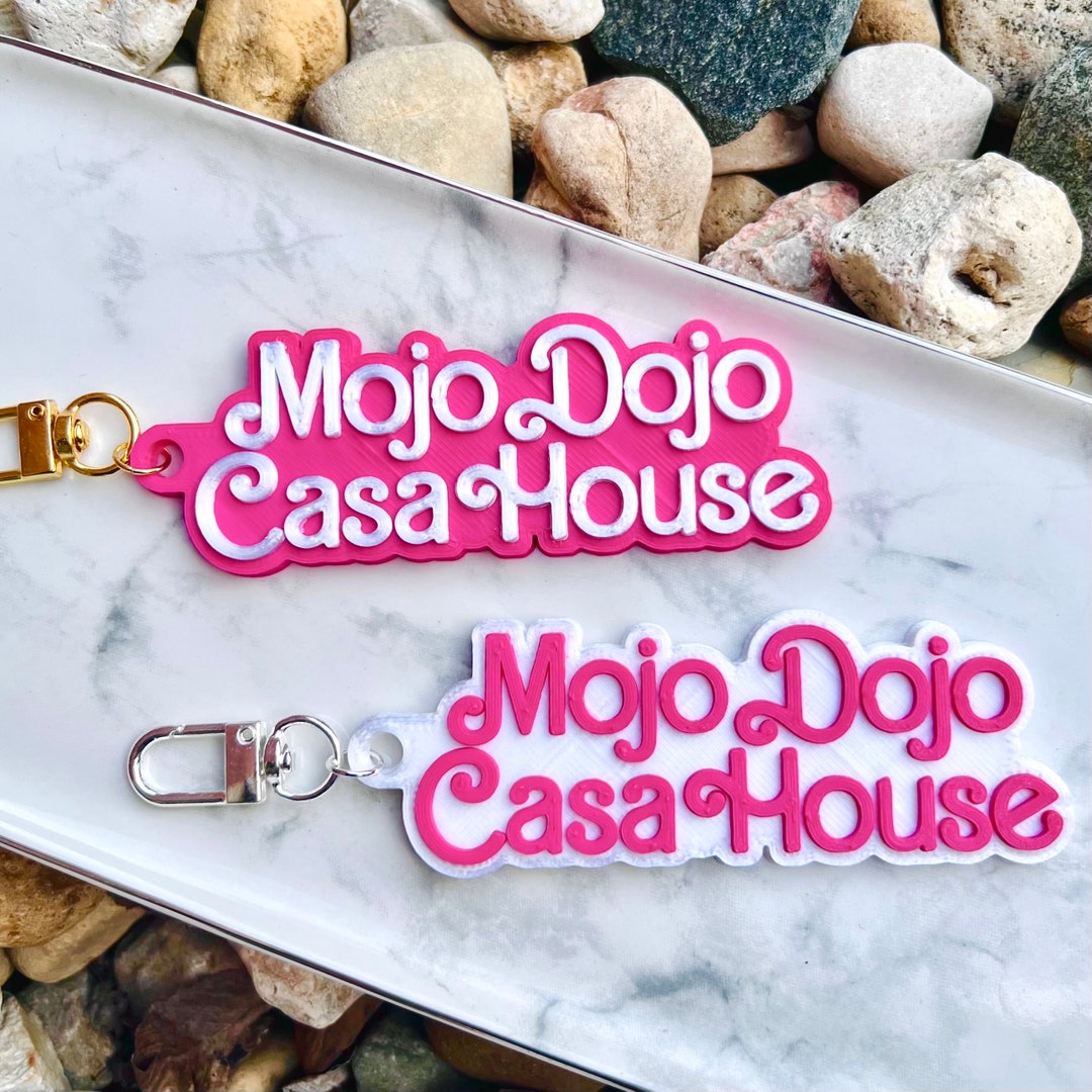 Mojo Dojo Casa House Keychain Color Options Bag Charm / Key Ring 3D ...