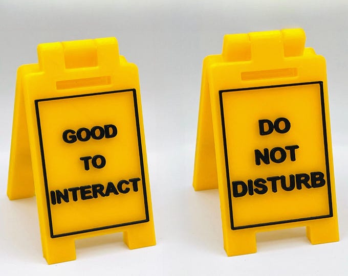 Desktop Status Sign - Do Not Disturb, Welcome, Important Only ...