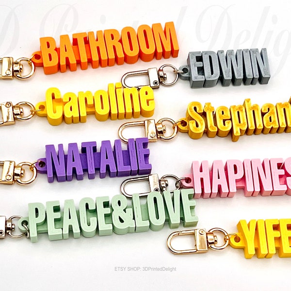 3d Printed Keychains - Etsy