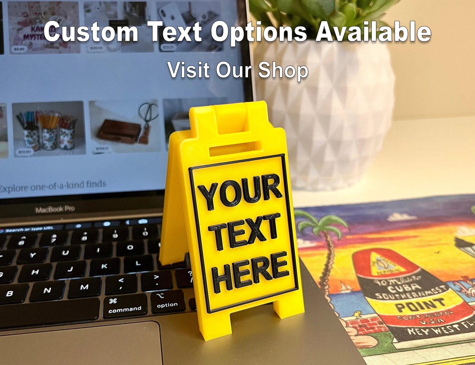 ON A CALL Mini Floor Sign Custom Colors 3D Printed - Etsy