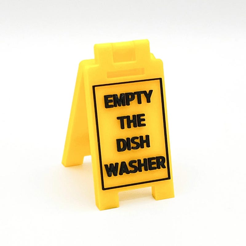 Wash Dishes Sign - Etsy Australia