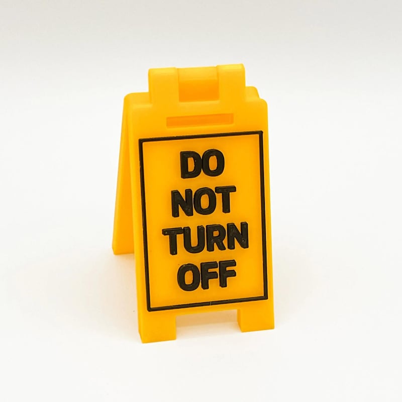 Do Not Turn off Sign - Etsy