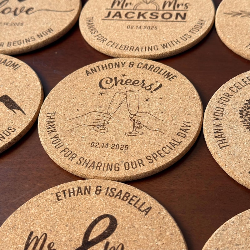 Cork Coasters - Etsy